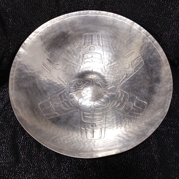 Harold Alfred | Art | Native Indian American Silver Plated Sun Bowl ...